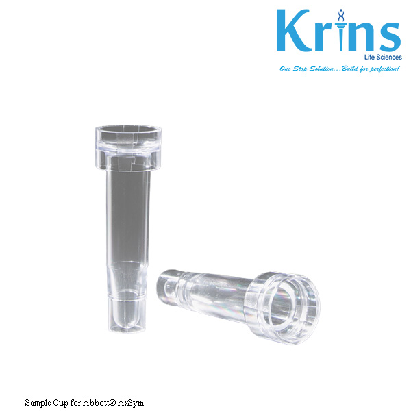 Sample Cup for Abbott® AxSym - Krins Life Sciences