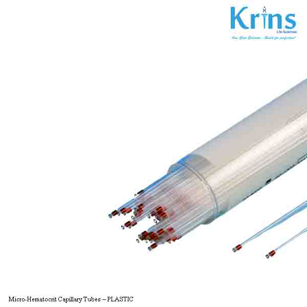 Micro-Hematocrit Capillary Tubes - PLASTIC - Krins Life Sciences