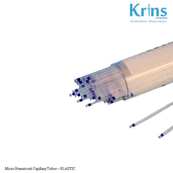 Micro-Hematocrit Capillary Tubes - PLASTIC - Krins Life Sciences