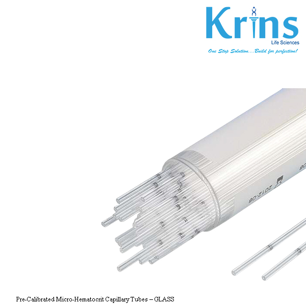 Pre-Calibrated Micro-Hematocrit Capillary Tubes - GLASS - Krins Life ...
