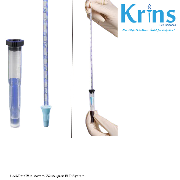 Sedi-Rate™ Autozero Westergren ESR System - Krins Life Sciences