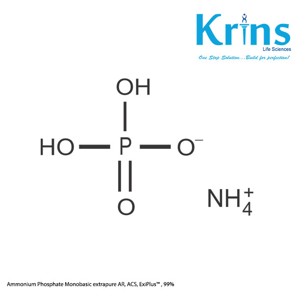 Ammonium Phosphate Monobasic extrapure AR, ACS, ExiPlus™ , 99% - Krins ...