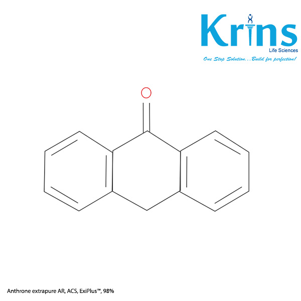 Anthrone extrapure AR, ACS, ExiPlus™, 98% - Krins Life Sciences