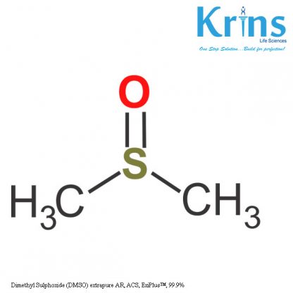 Dimethyl Sulphoxide (DMSO) extrapure AR, ACS, ExiPlus™, 99.9% - Krins ...