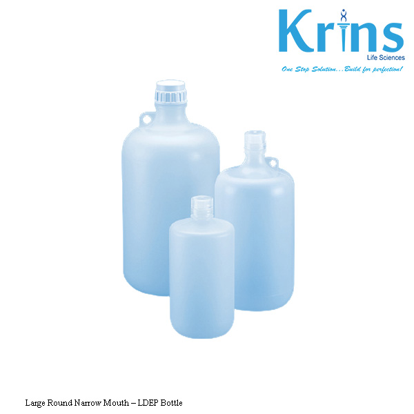 Large Round Narrow Mouth - LDEP Bottle - Krins Life Sciences